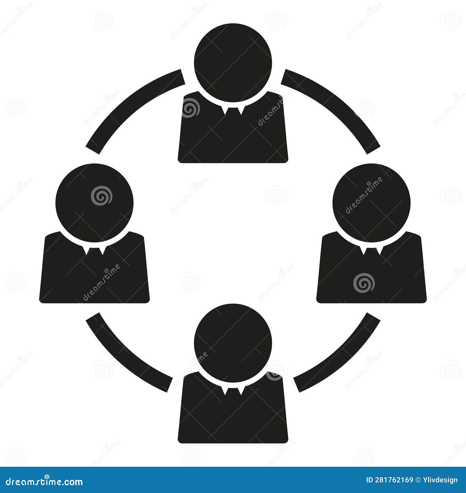 Business Group Icon Simple Vector. Human Work Stock Vector ...