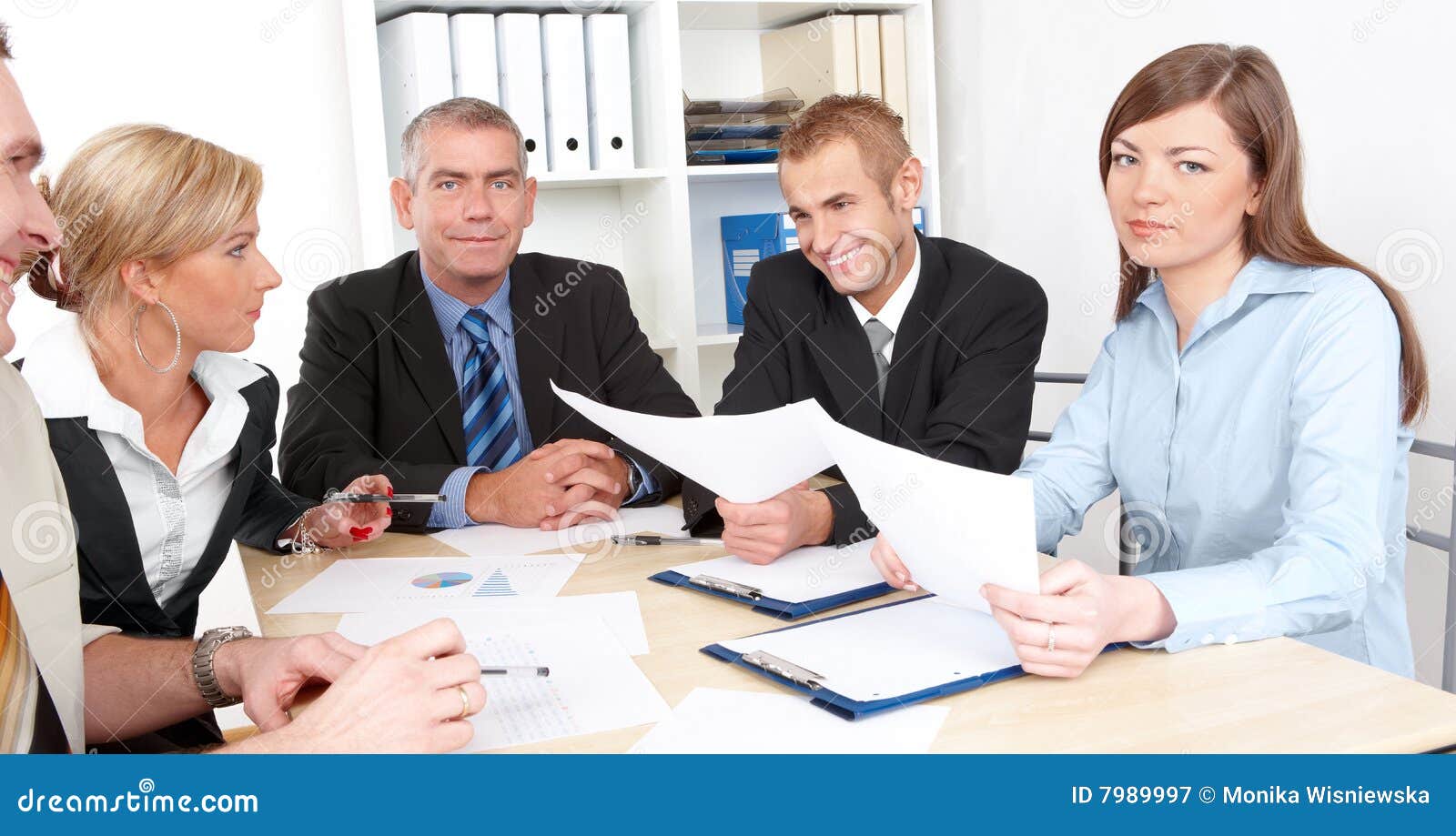 Business Group at the Meeting Stock Image - Image of businessteam ...