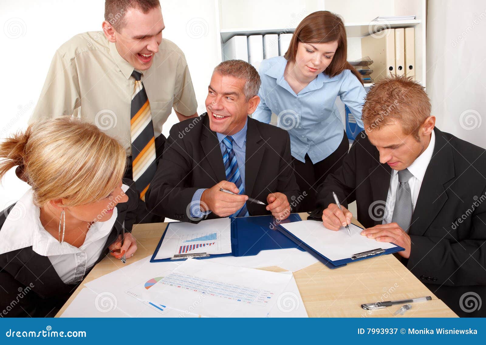 Business Group at the Meeting Stock Image - Image of professional ...