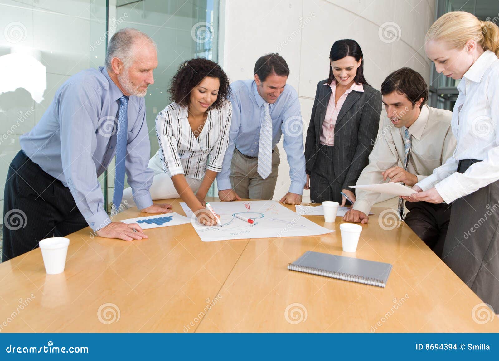 Business group meeting stock photo. Image of communication - 8694394