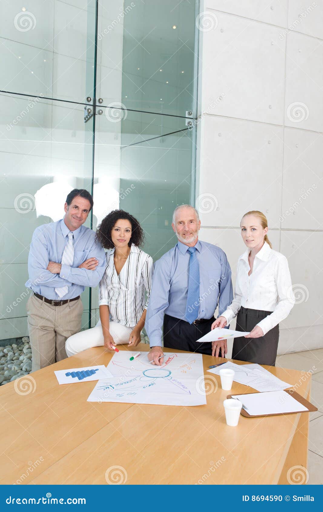 Business group meeting stock photo. Image of female, meeting - 8694590