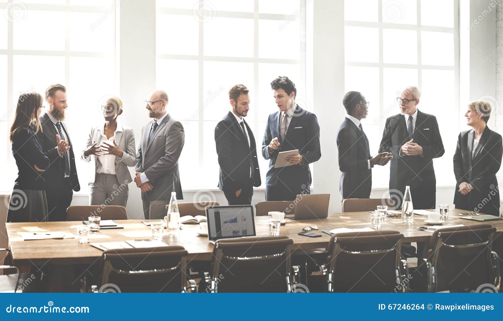 Business Group Meeting Discussion Strategy Working Concept Stock Photo ...