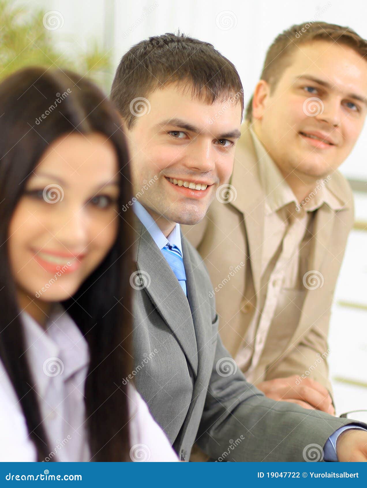 Business Group Meeting Portrait Stock Photo - Image of office, modern ...