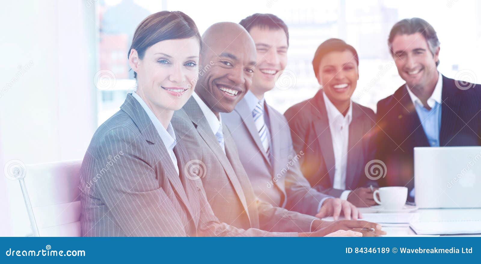 Business Group Showing Diversity in a Meeting Stock Image - Image of ...