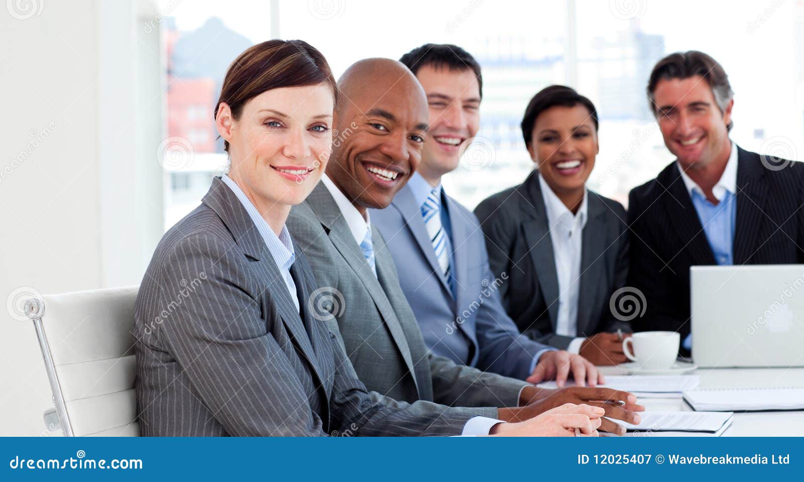 Business Group Showing Ethnic Diversity Stock Image - Image of employee ...