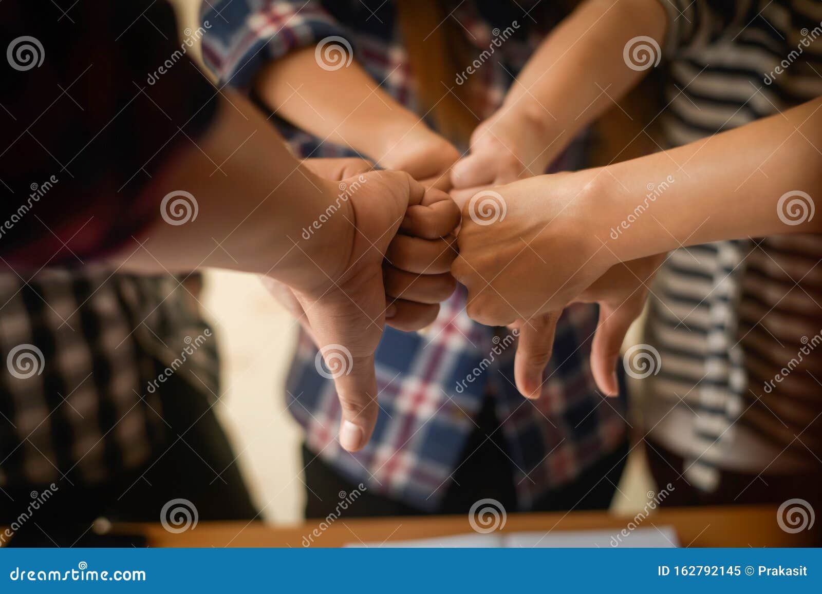 Business Group Showing Joins Thumb Down Stock Image - Image of negative ...