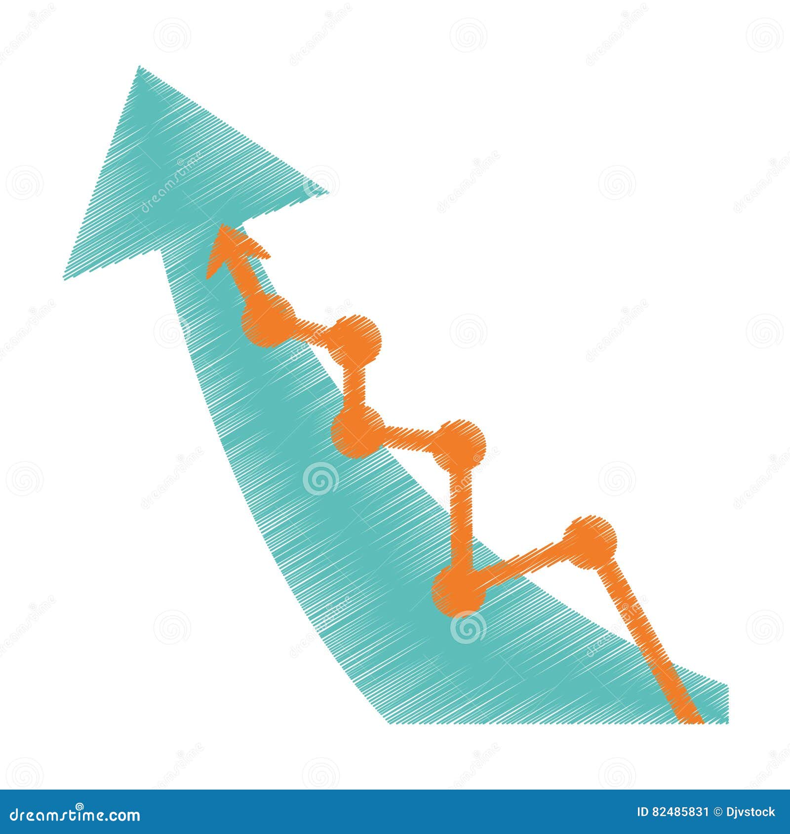 Business growing up stock illustration. Illustration of business - 82485831