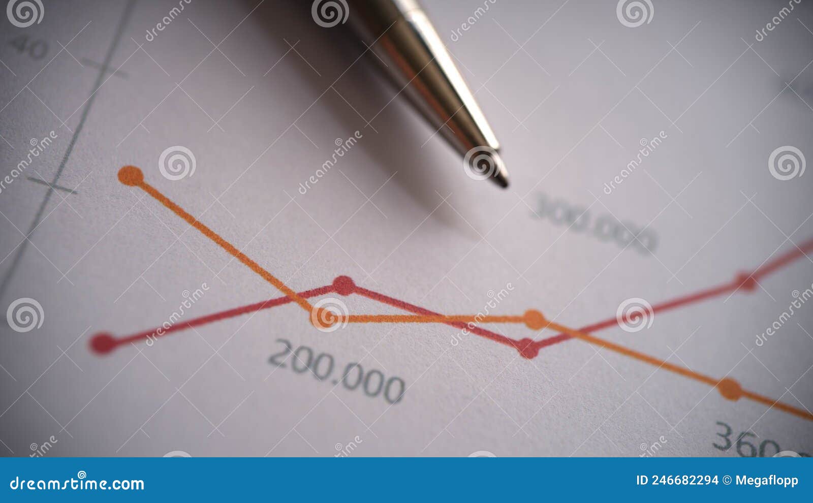 Business Growth Analytics Marketing and Statistics Closeup Stock Photo ...