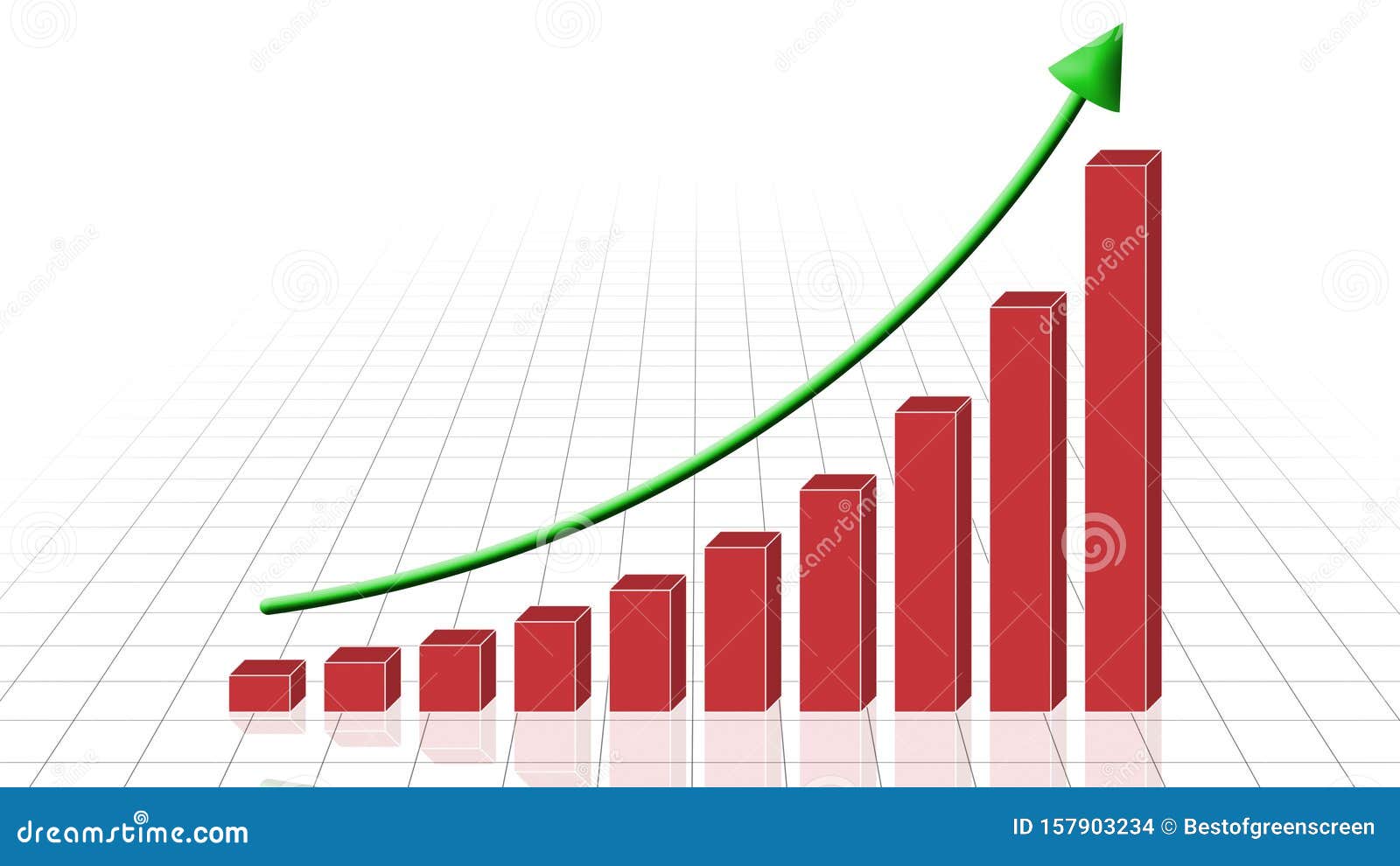 Business Growth Bar Graph with Rising Arrow Stock Illustration ... Business Growth Bar Graph with Rising Arrow Stock Illustration ...