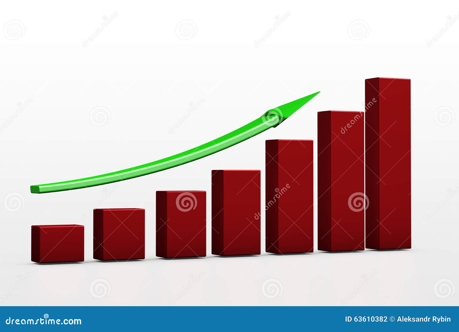 Business Growth Chart stock illustration. Illustration of increment ...