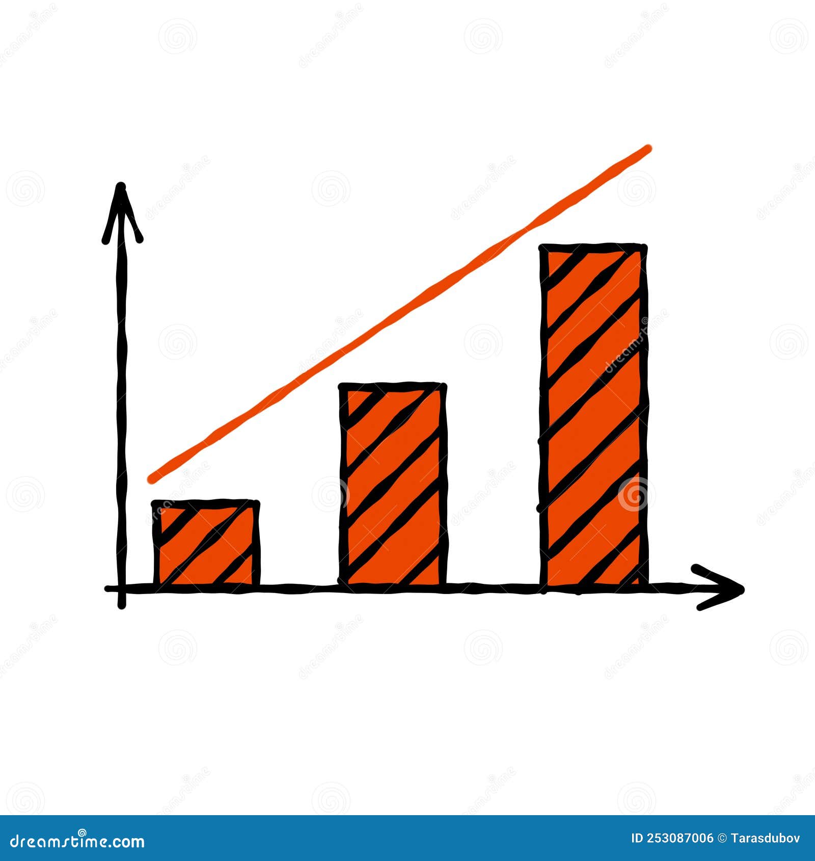 Business Growth Chart and Columns. Analytics and Data Analysis Stock ...