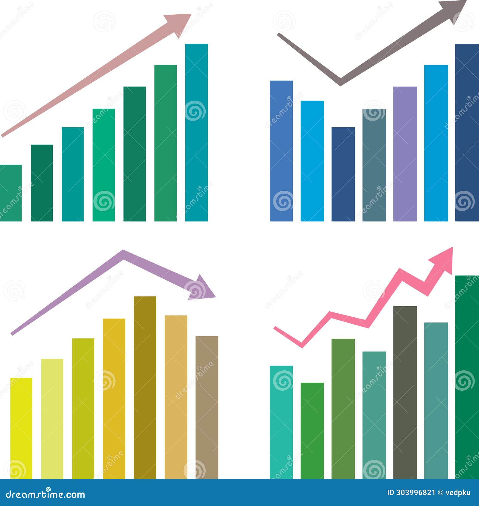 Business Growth Chart, Graph Chart, J Curve, Decline Chart, Growth ...