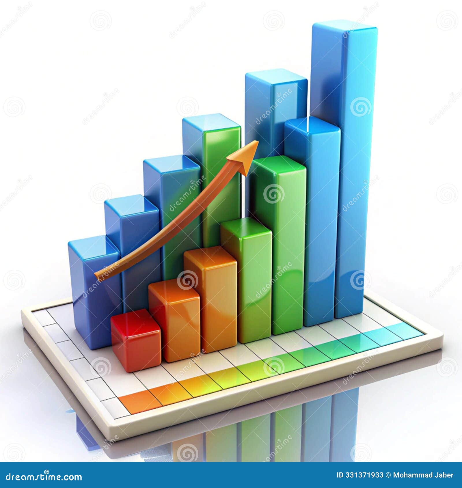 Business Growth Concept Visualizing Financial Reports for Effective ...