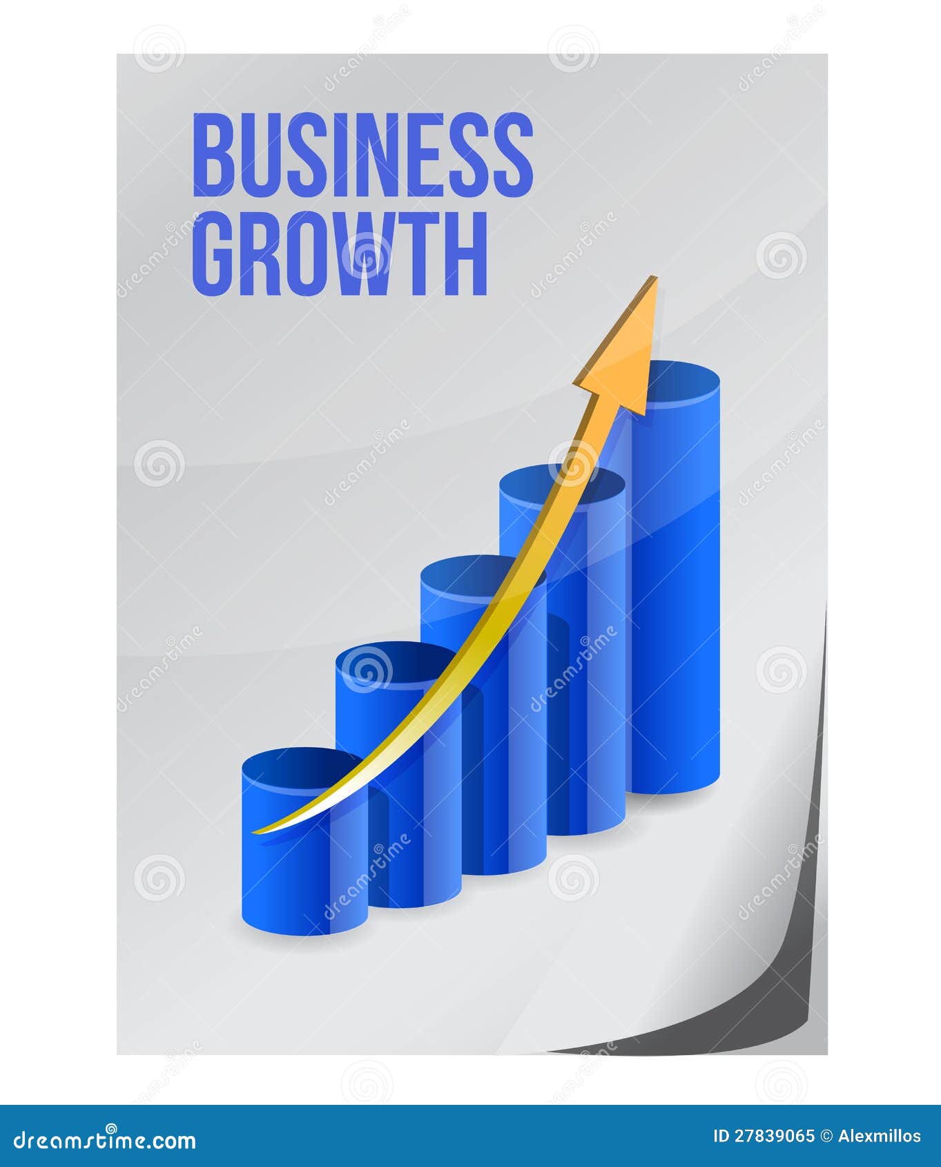 Business growth design stock illustration. Illustration of achievement ...