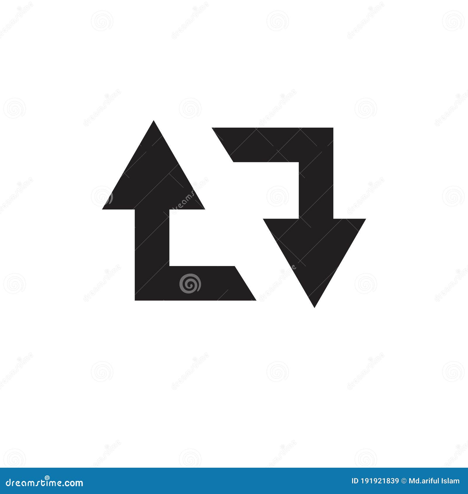 Business Growth Down Icon Design Stock Vector - Illustration of icon ...