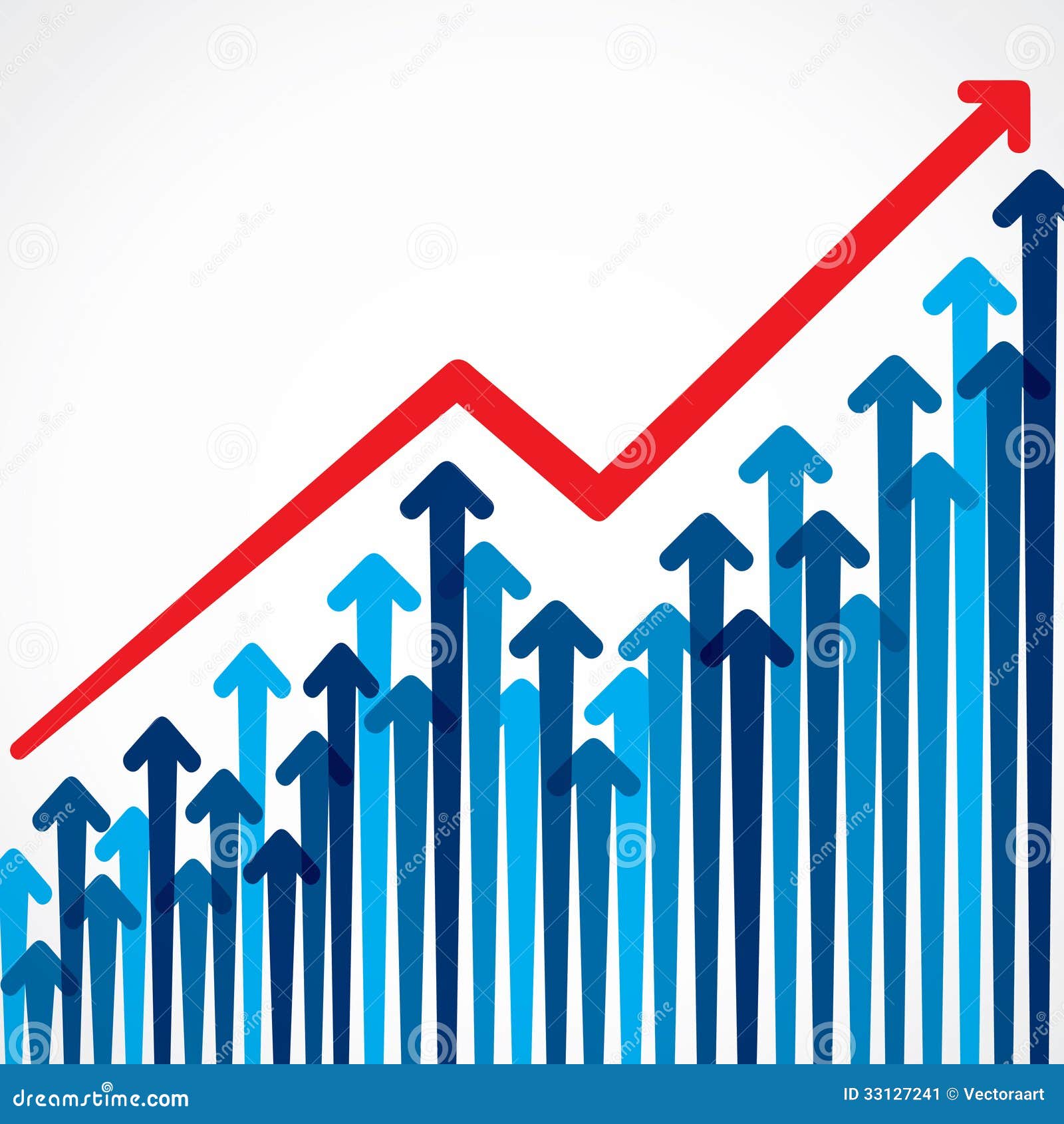 Business Growth Graph Background Stock Image - Image: 33127241