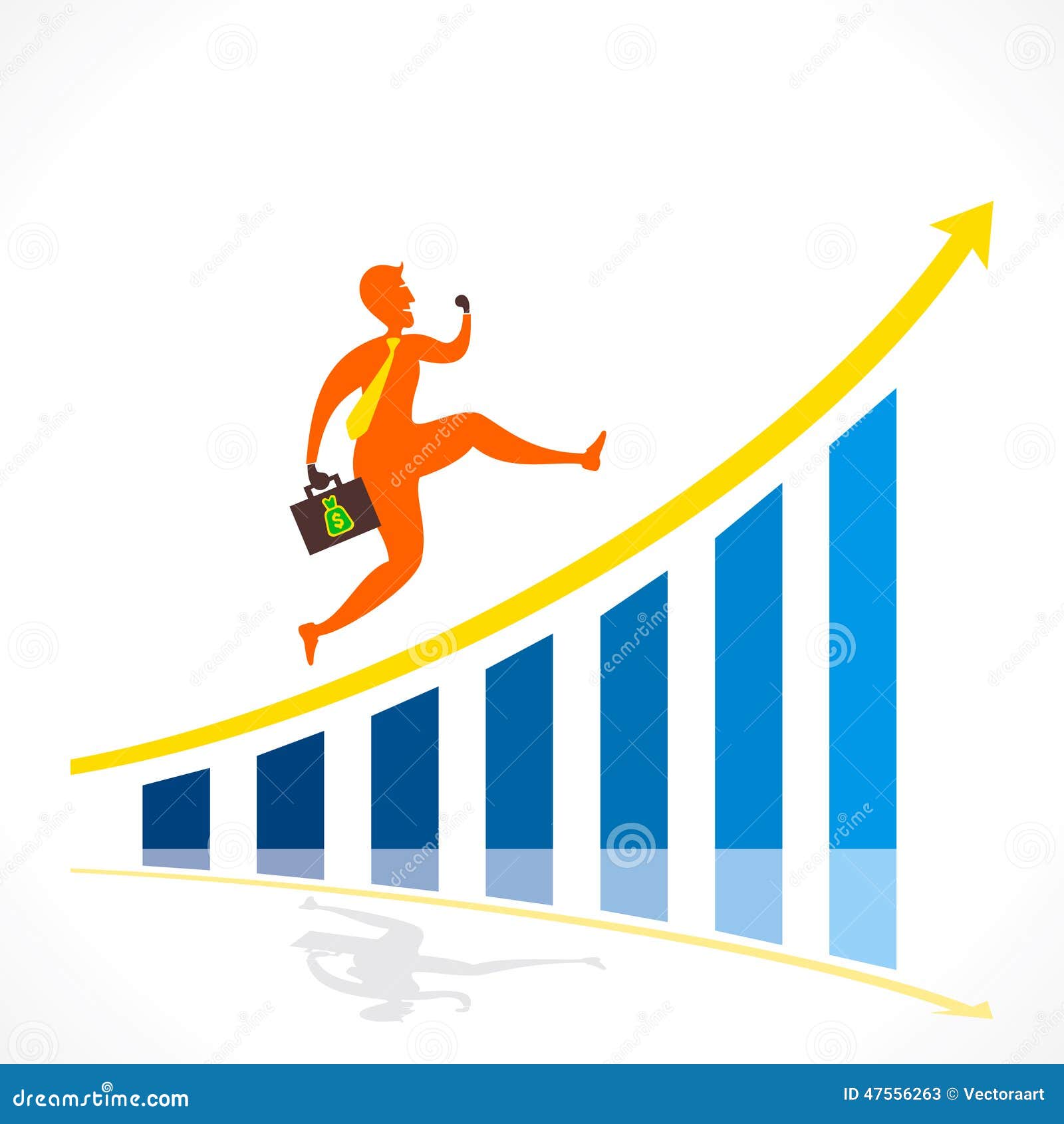 Business Growth Graph Design Concept Stock Vector - Illustration of ...
