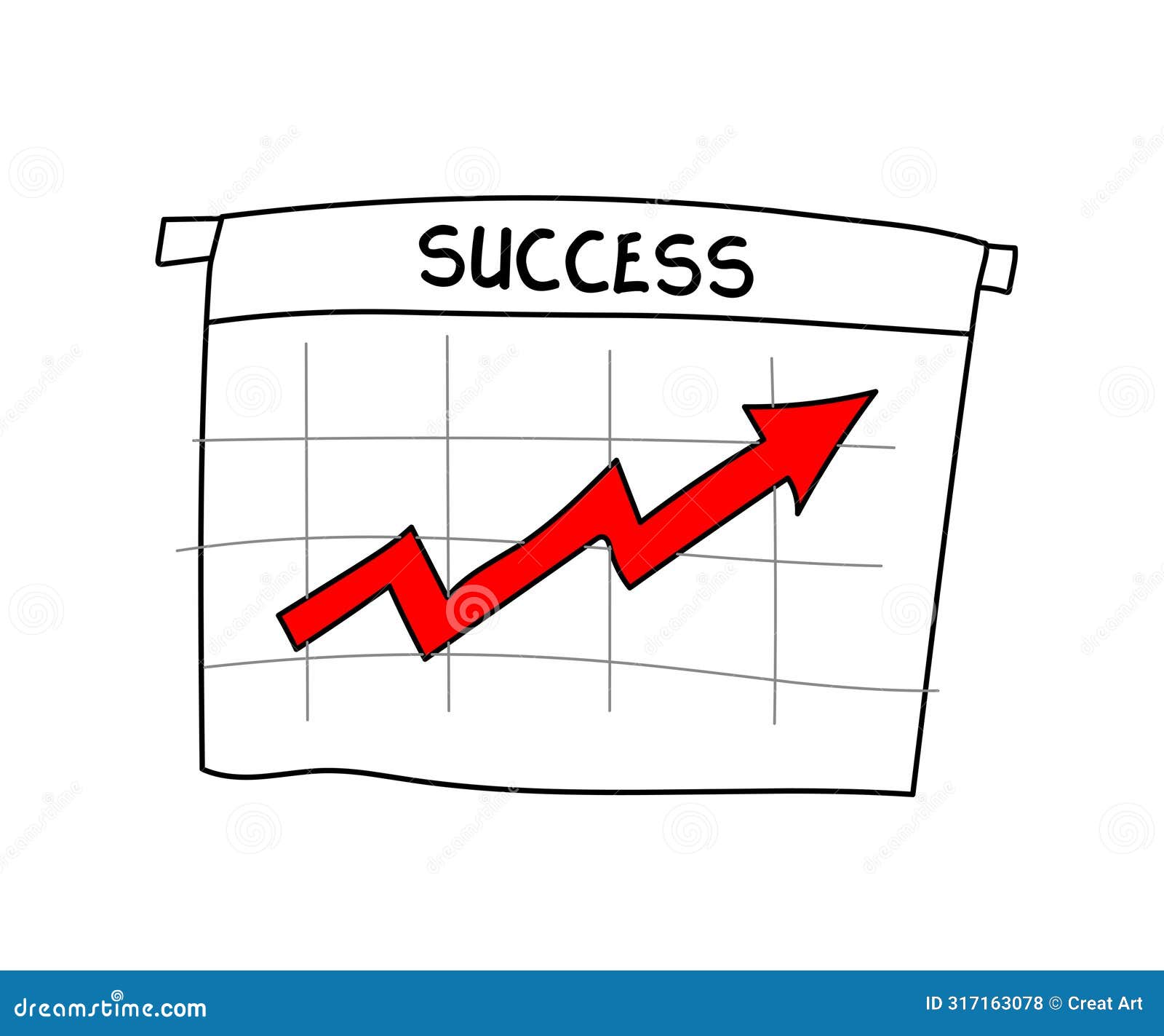 Business Growth Graph Vector Background Stock Vector - Illustration of ...