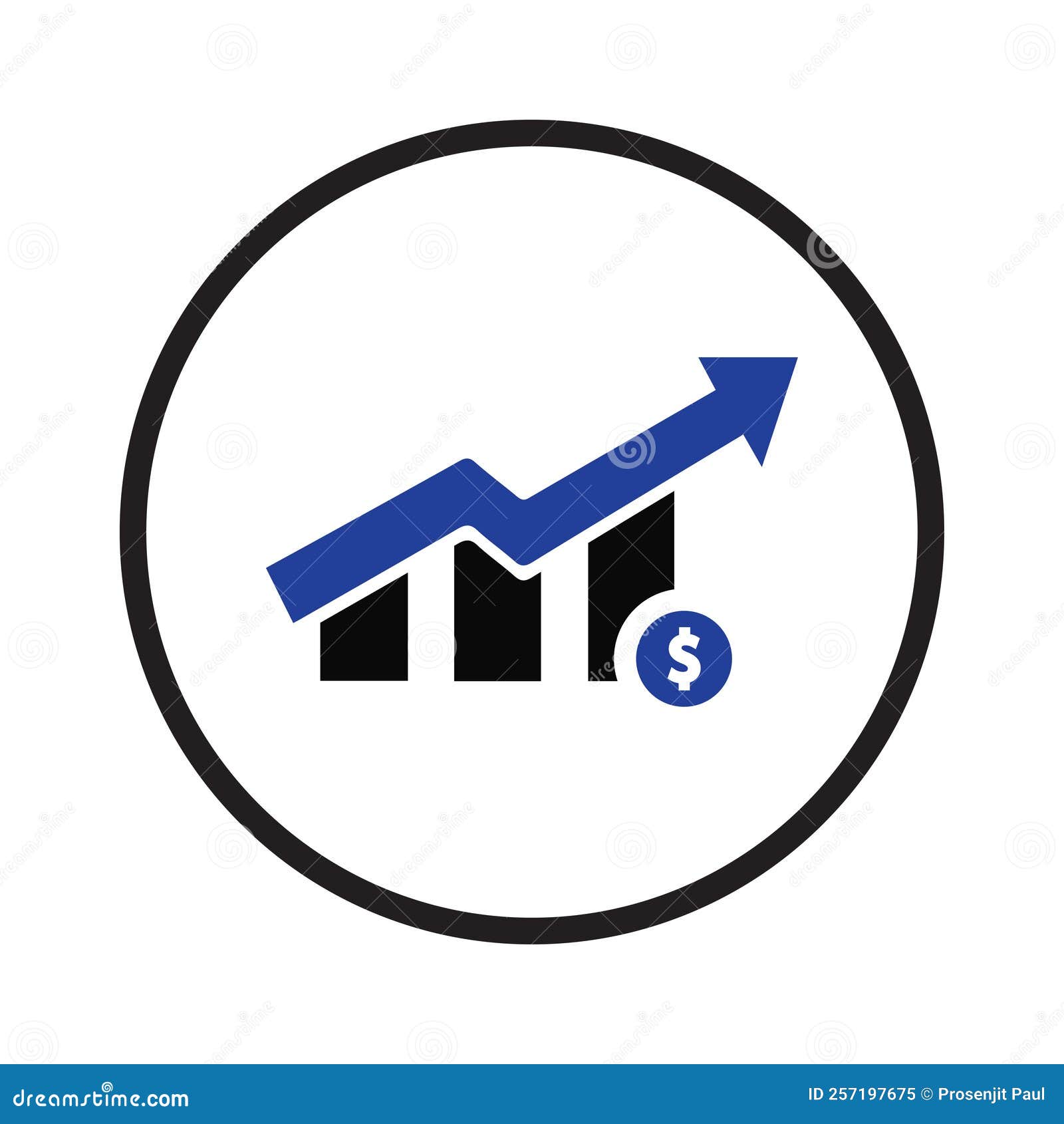 Business growth rank icon stock vector. Illustration of strategy ...