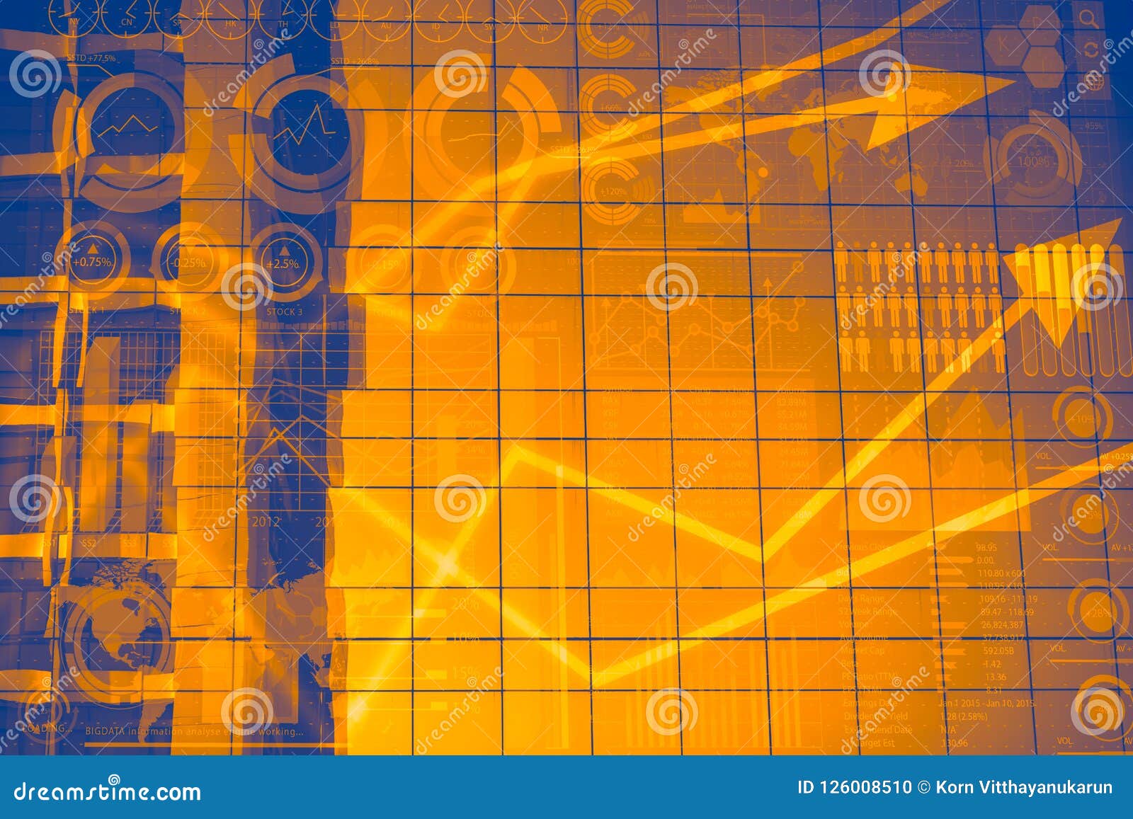 Business Growth Reflection at Windows of Office Stock Photo - Image of ...