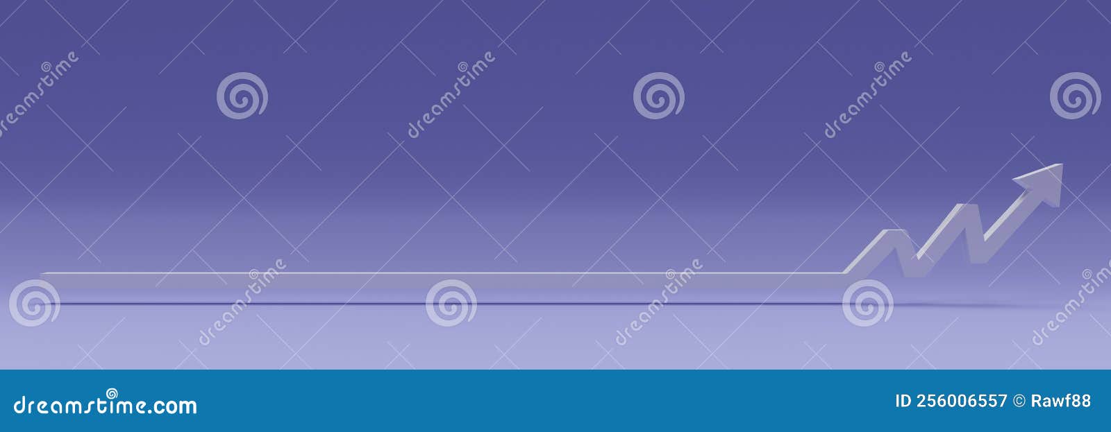 Business Growth. Rising Up Graph Arrow. Increase, Progress Concept ...