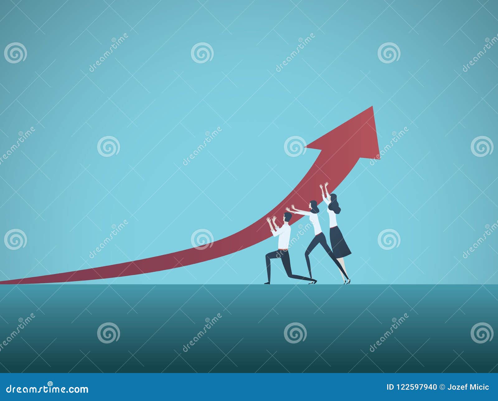 Business Growth and Success Vector Concept. Symbol of Leadership ... Business Growth and Success Vector Concept. Symbol of Leadership ...