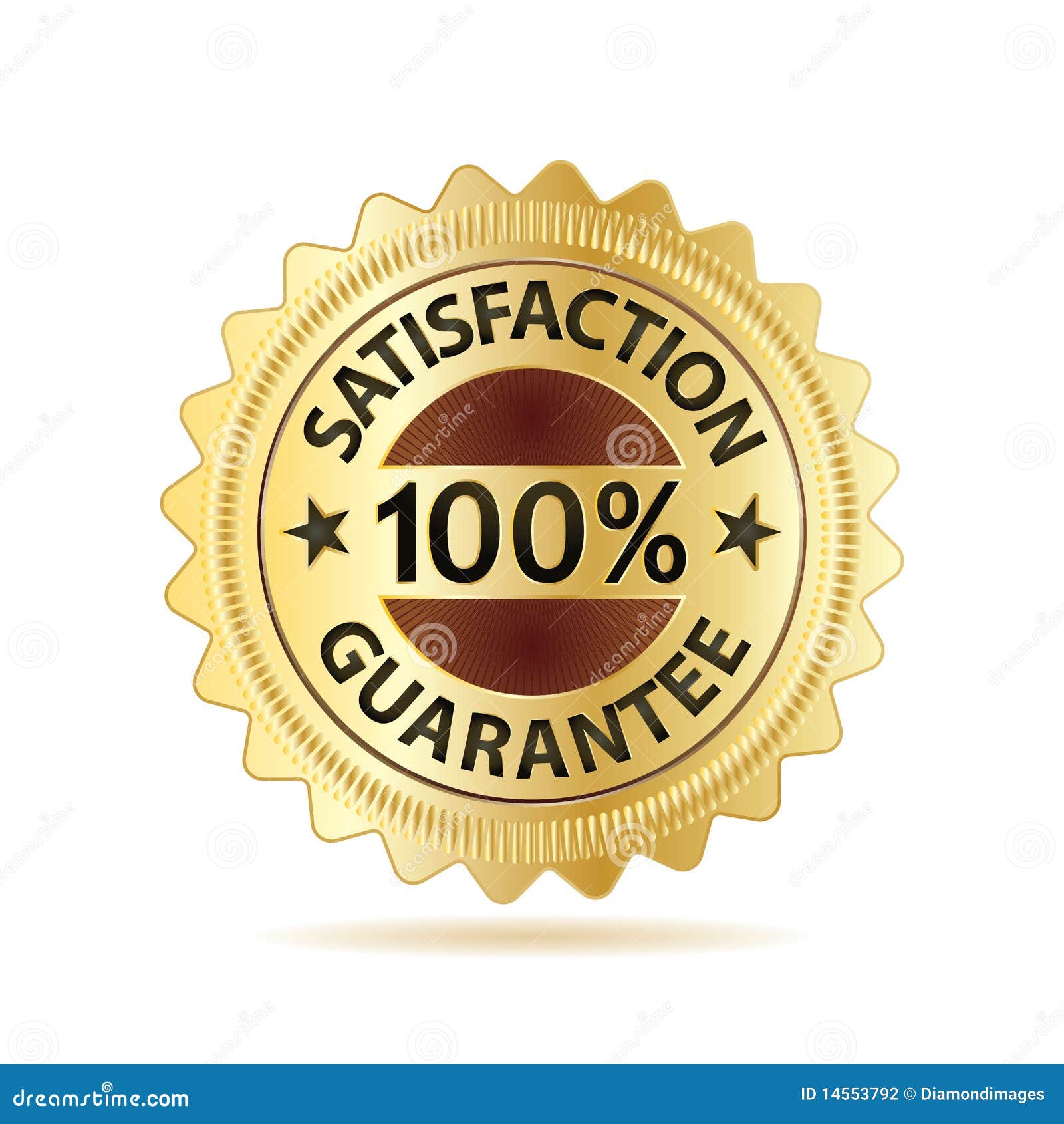 Business Guarantee Badge stock vector. Illustration of insurance - 14553792