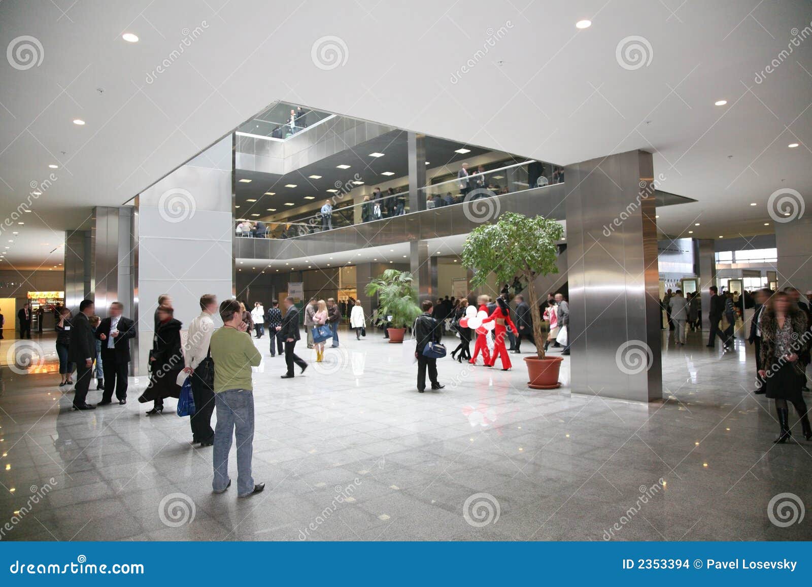 Business hall stock photo. Image of architecture, open - 2353394