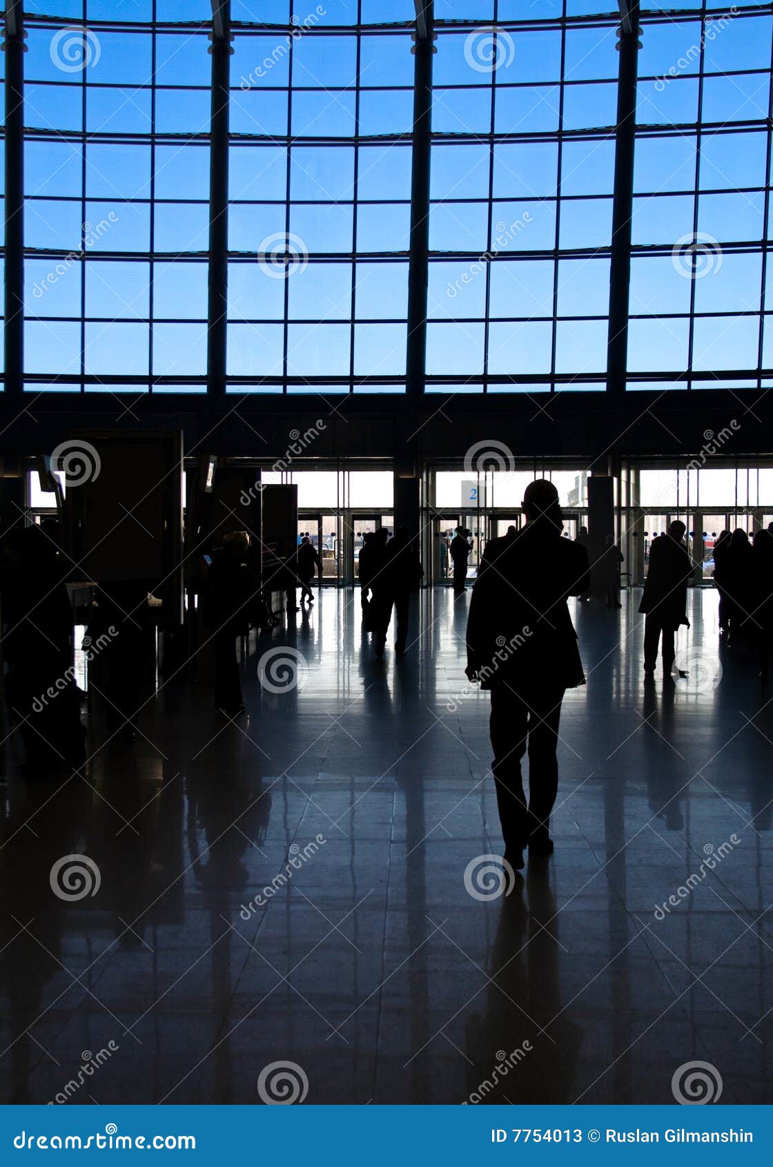 Business hall stock image. Image of hall, leadership, airport - 7754013