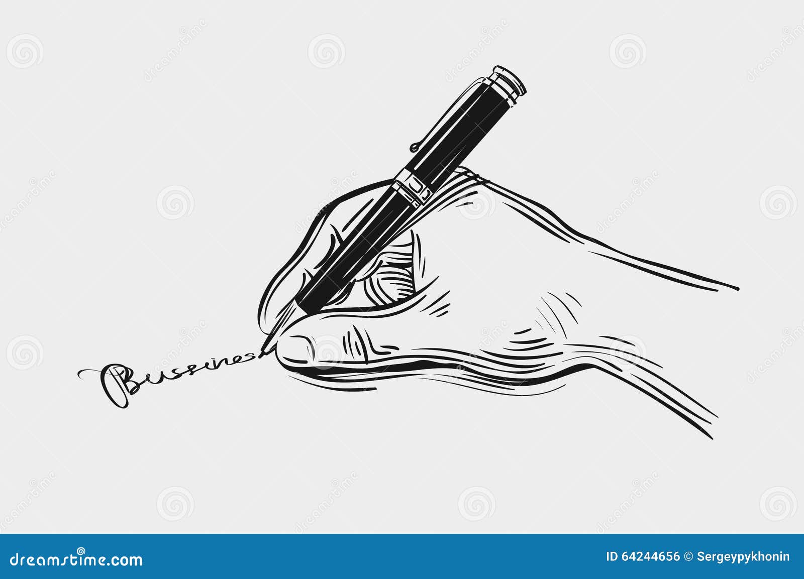 Business. Hand Drawn Sketch Signing Contract Stock Vector ... Business. Hand Drawn Sketch Signing Contract Stock Vector ...