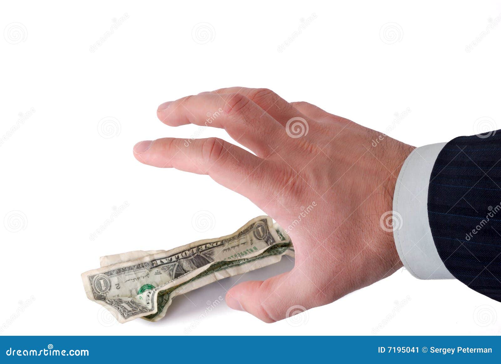 Business Hand Grabbing Money Stock Image - Image of human, fingers: 7195041