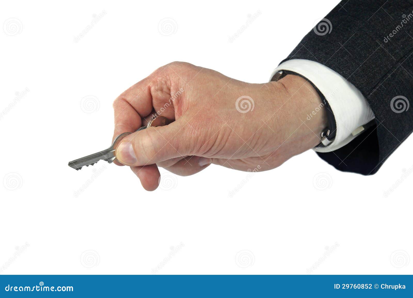 Business Hand Holding a Key Stock Photo - Image of access, indoors ...