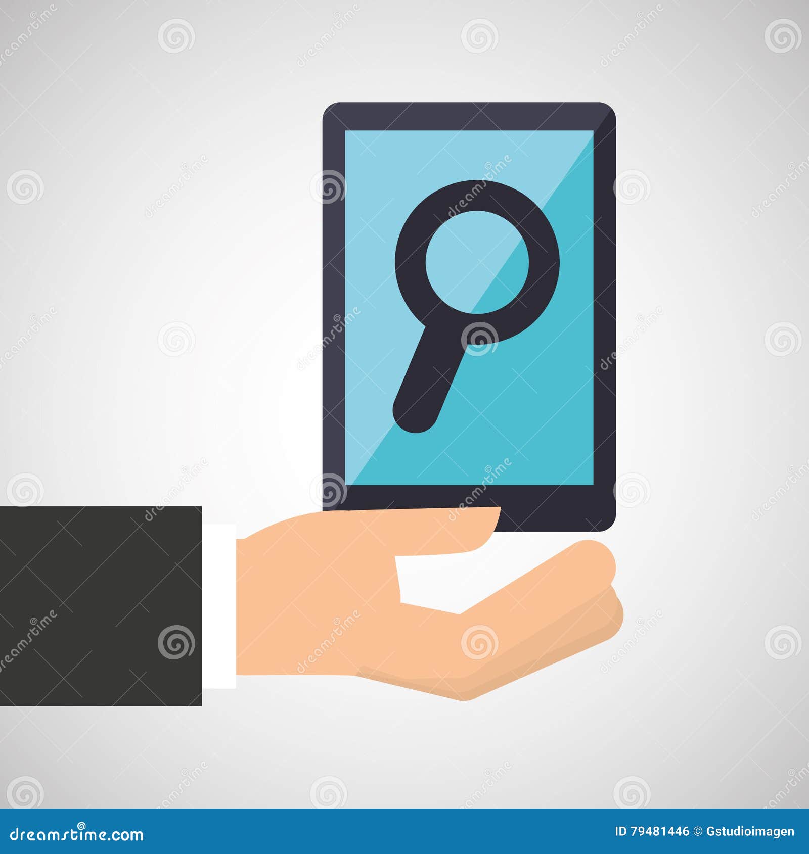 Business hand icon stock illustration. Illustration of corporate - 79481446