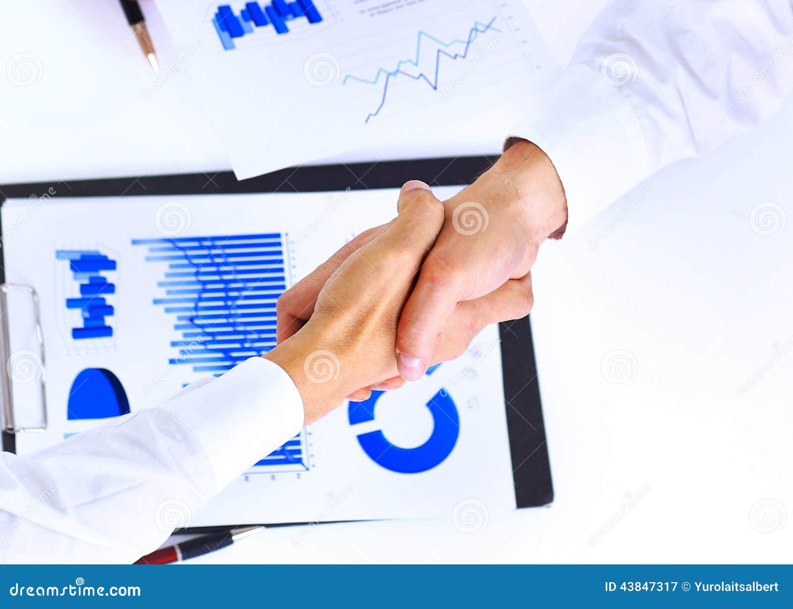 Business hand shake stock image. Image of people, human - 43847317