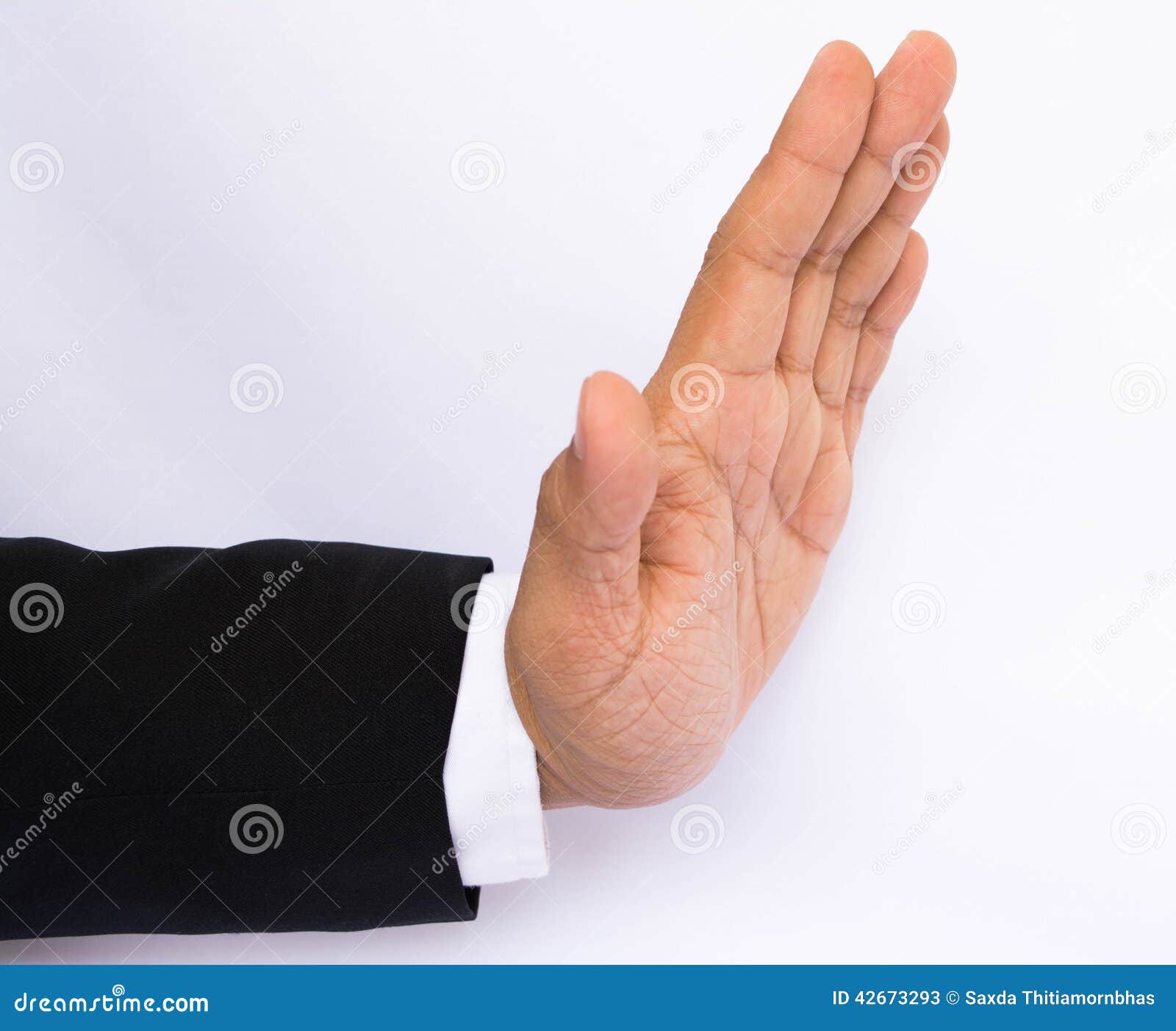 Business hand stop stock image. Image of business, gesture - 42673293