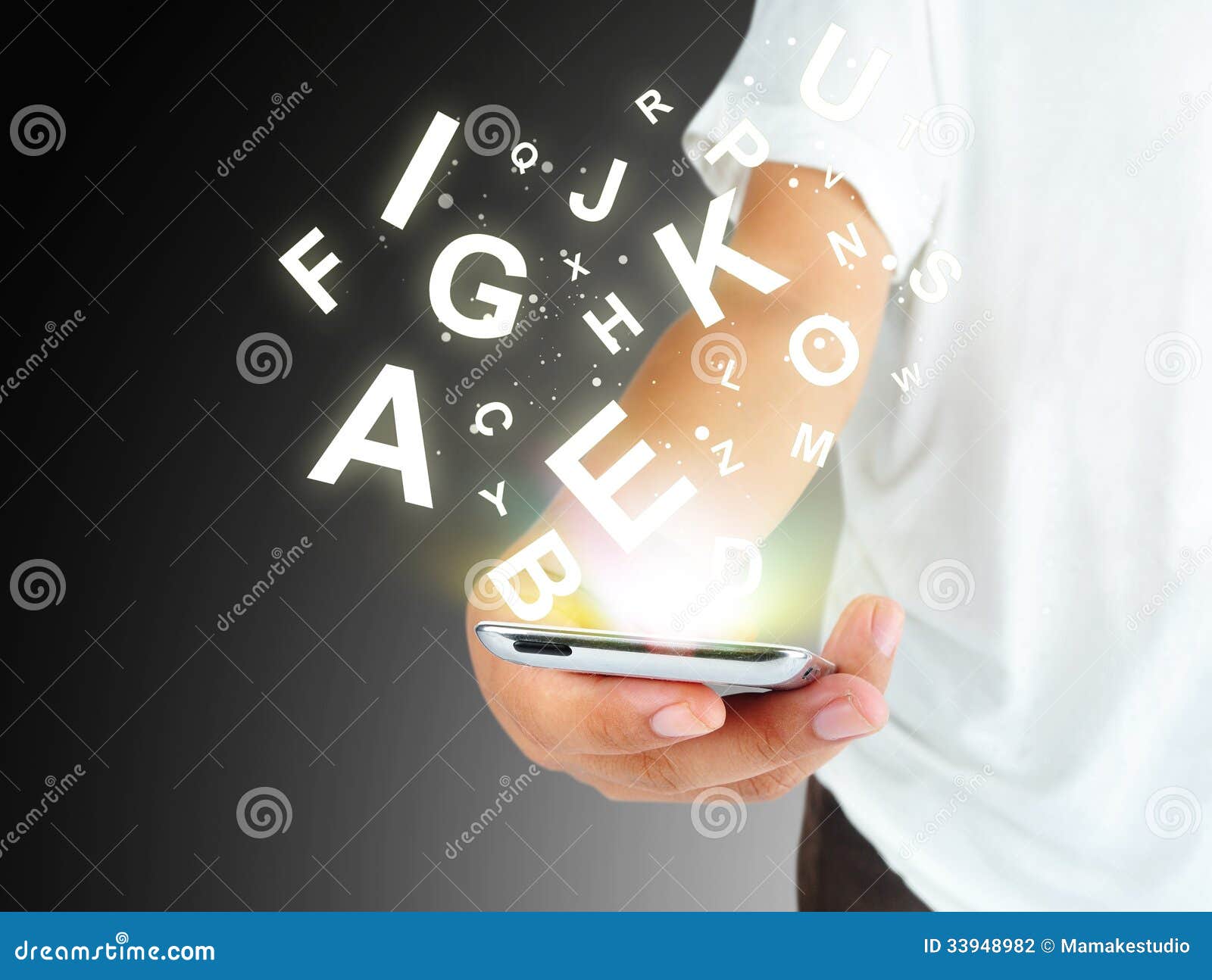 Business Hand Typing on Smart Phone Stock Photo - Image of beautiful ...