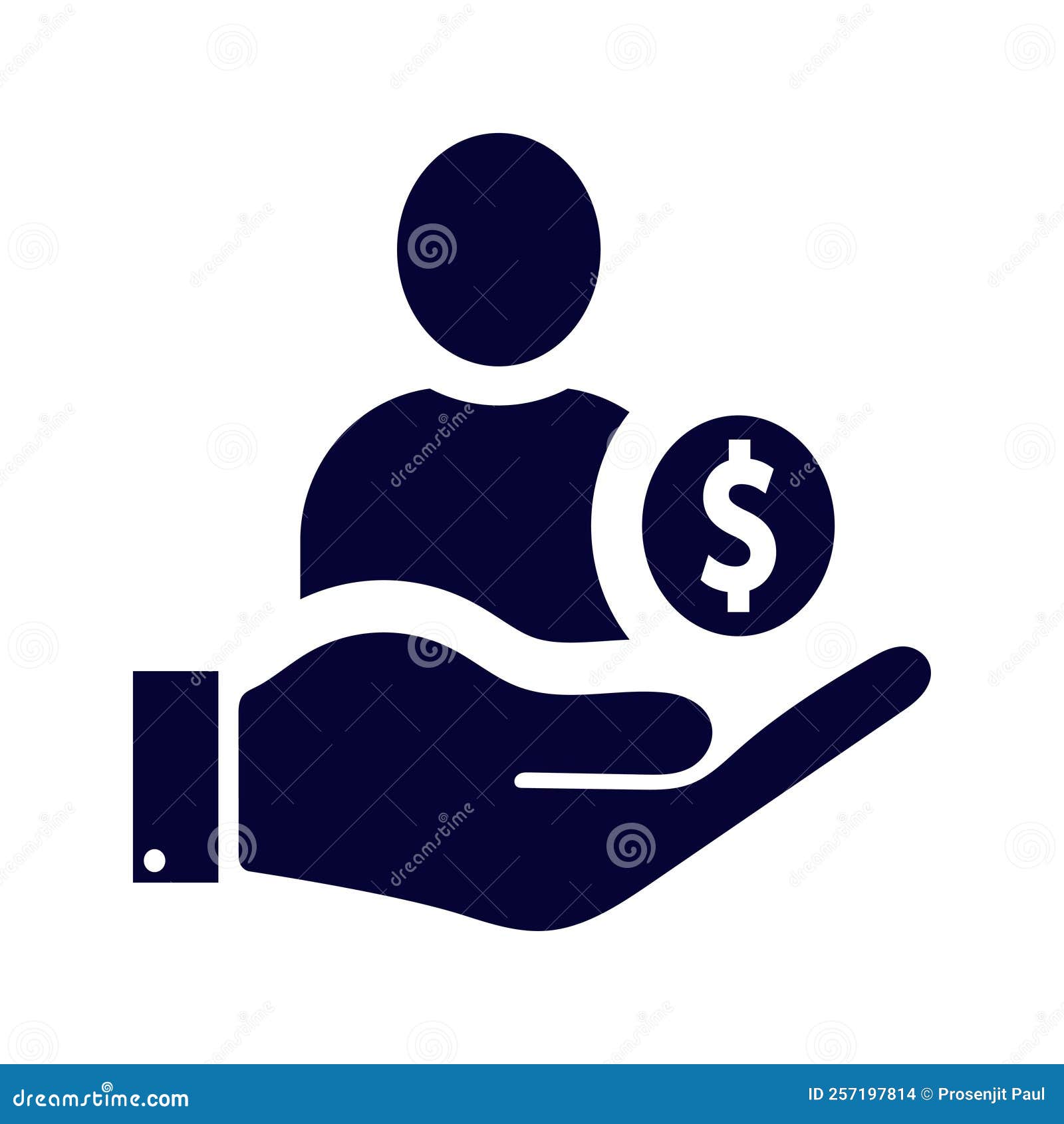 Business handover icon stock vector. Illustration of sale - 257197814