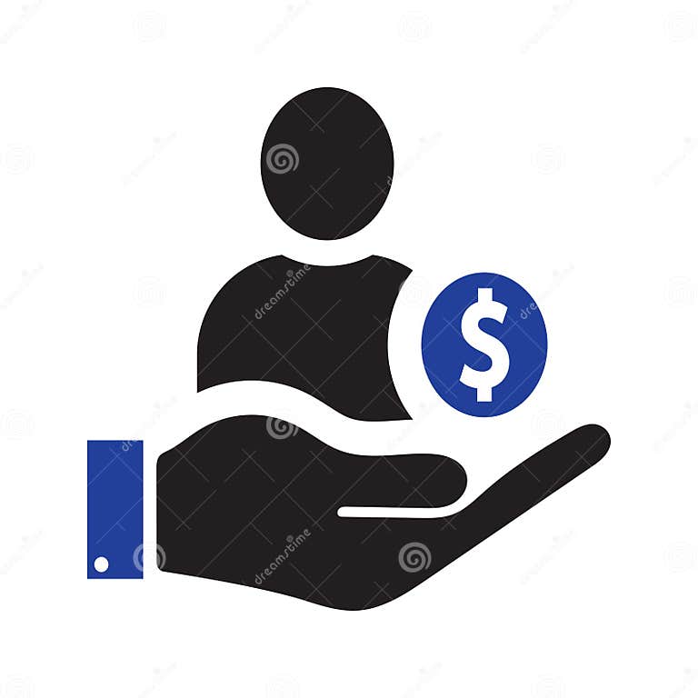 Business handover icon stock vector. Illustration of outline - 257197832