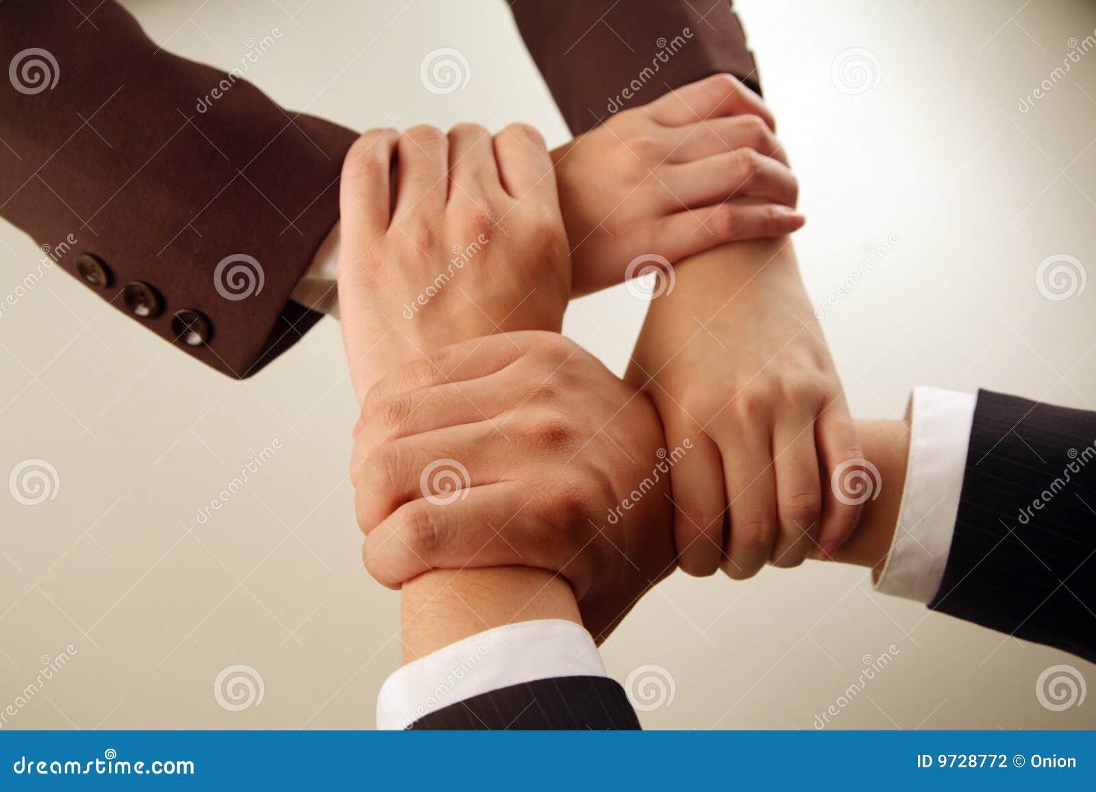 Business hands linked stock photo. Image of linked, hands - 9728772
