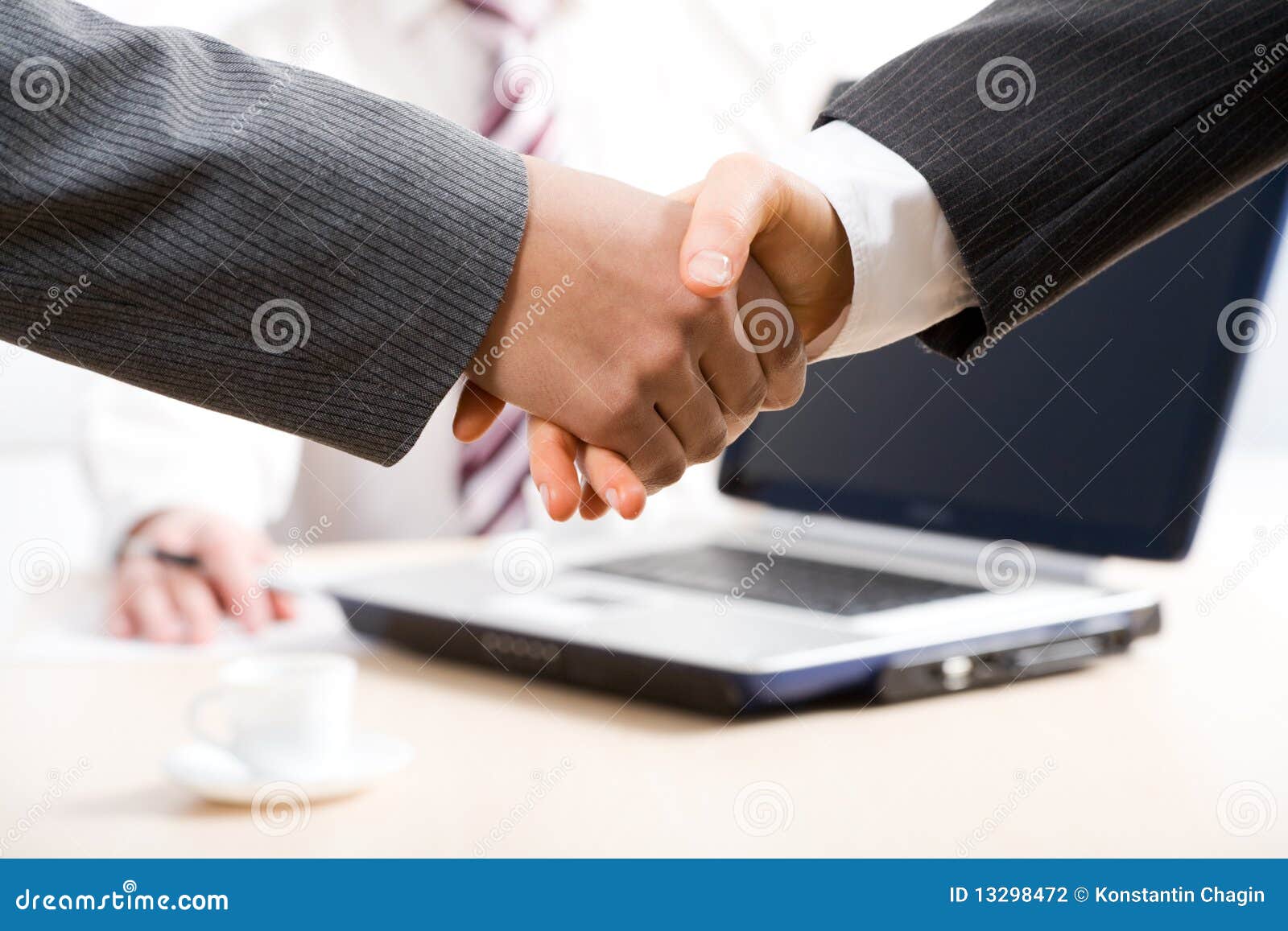 Business handshake stock photo. Image of concept, joined - 13298472