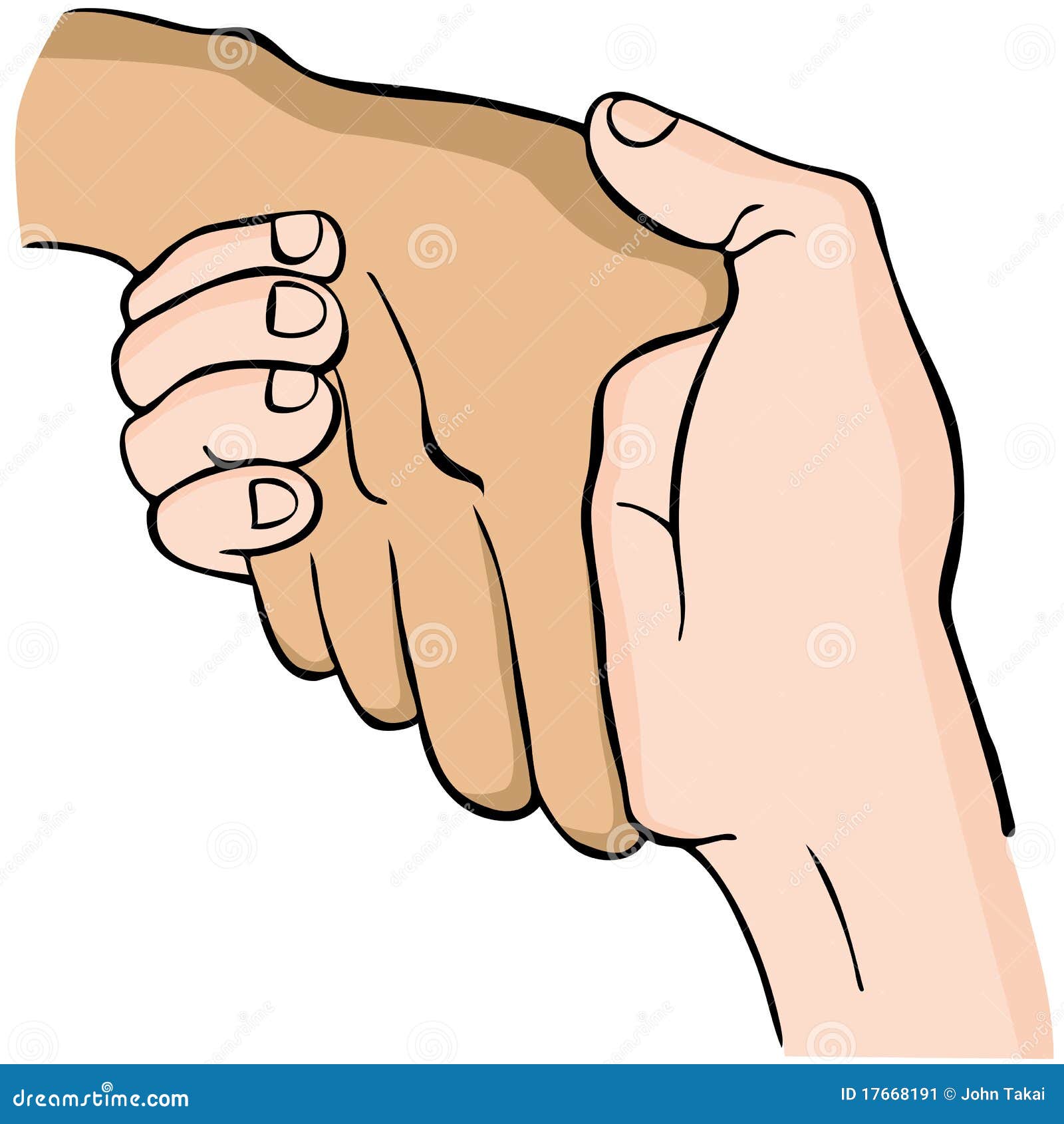 Diversity Handshake - Two Men With Different Ethnicity Shaking Hands In ...