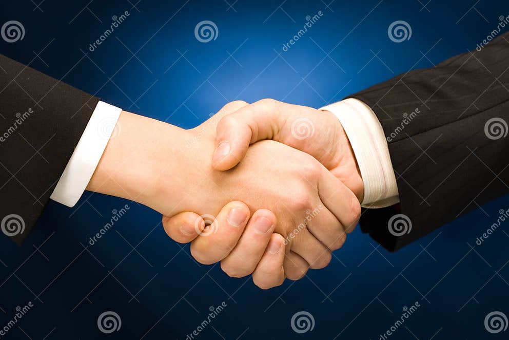 Business handshake stock photo. Image of close, commerce - 4085494