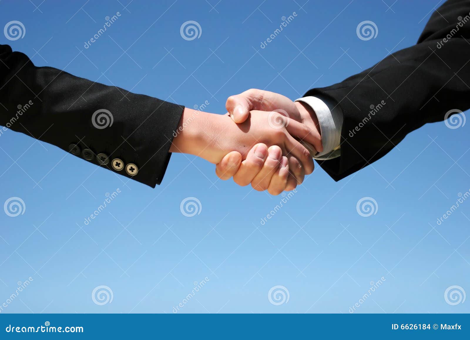 Business handshake stock photo. Image of corporate, blue - 6626184