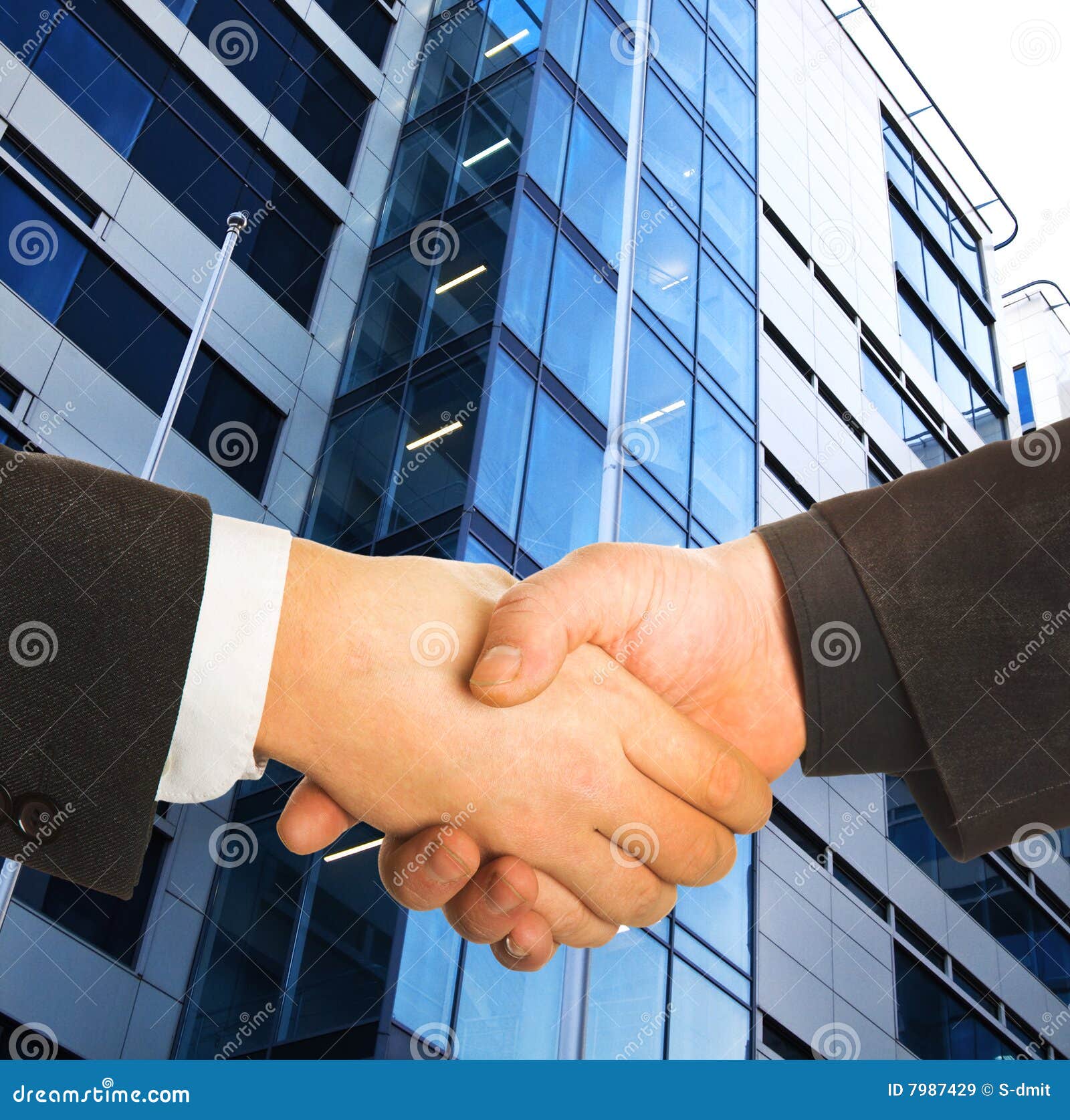 A business handshake. stock image. Image of communications - 7987429