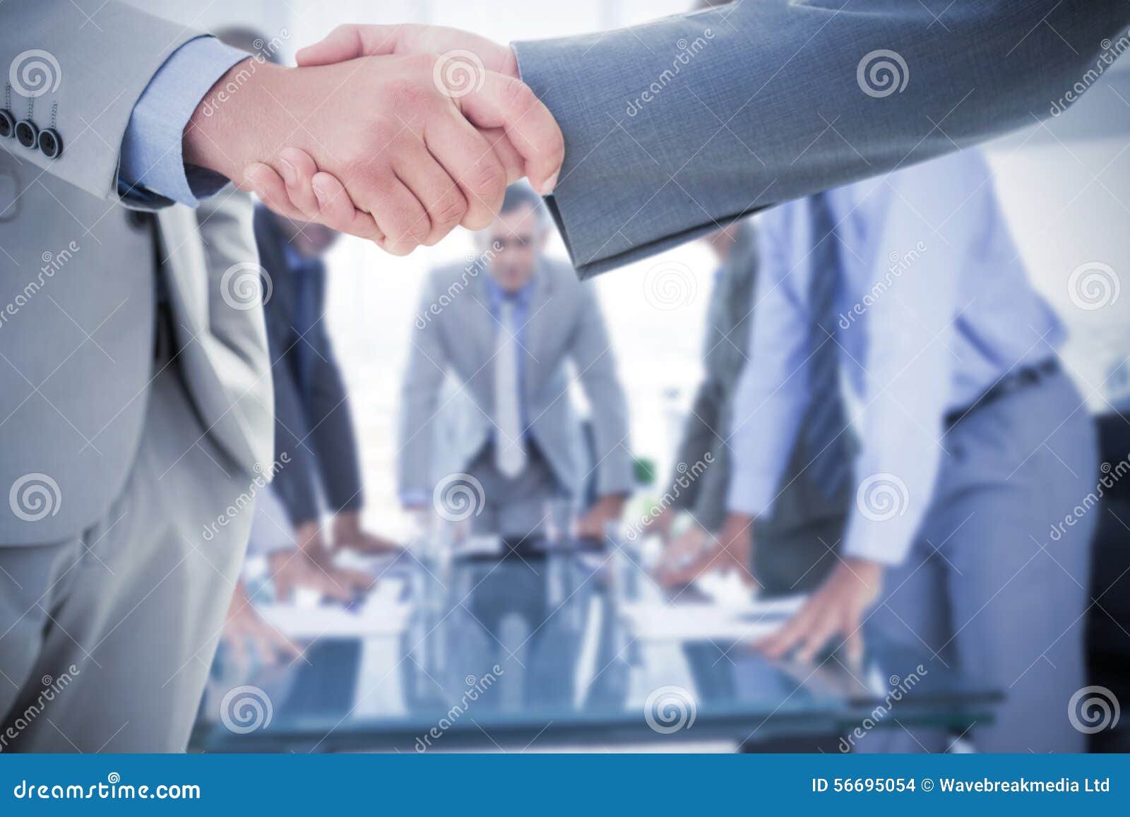 Composite Image of Business Handshake Stock Photo - Image of : 56695054