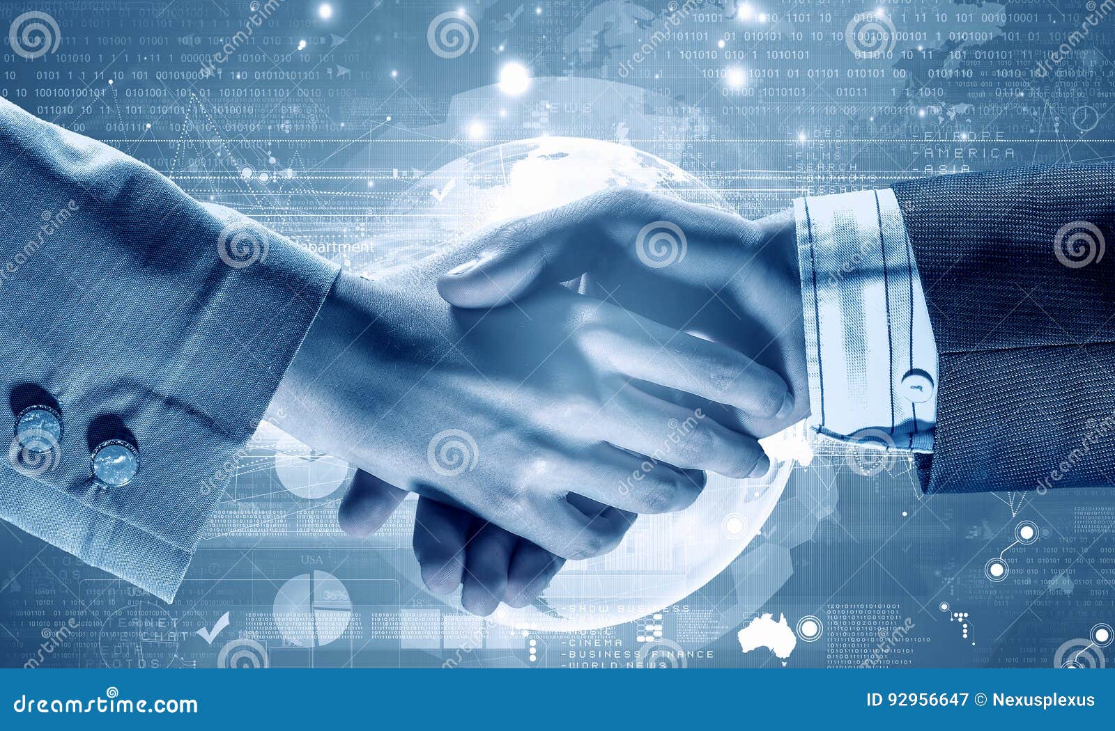 Business Handshake As Symbol for Partnership Stock Image - Image of ...