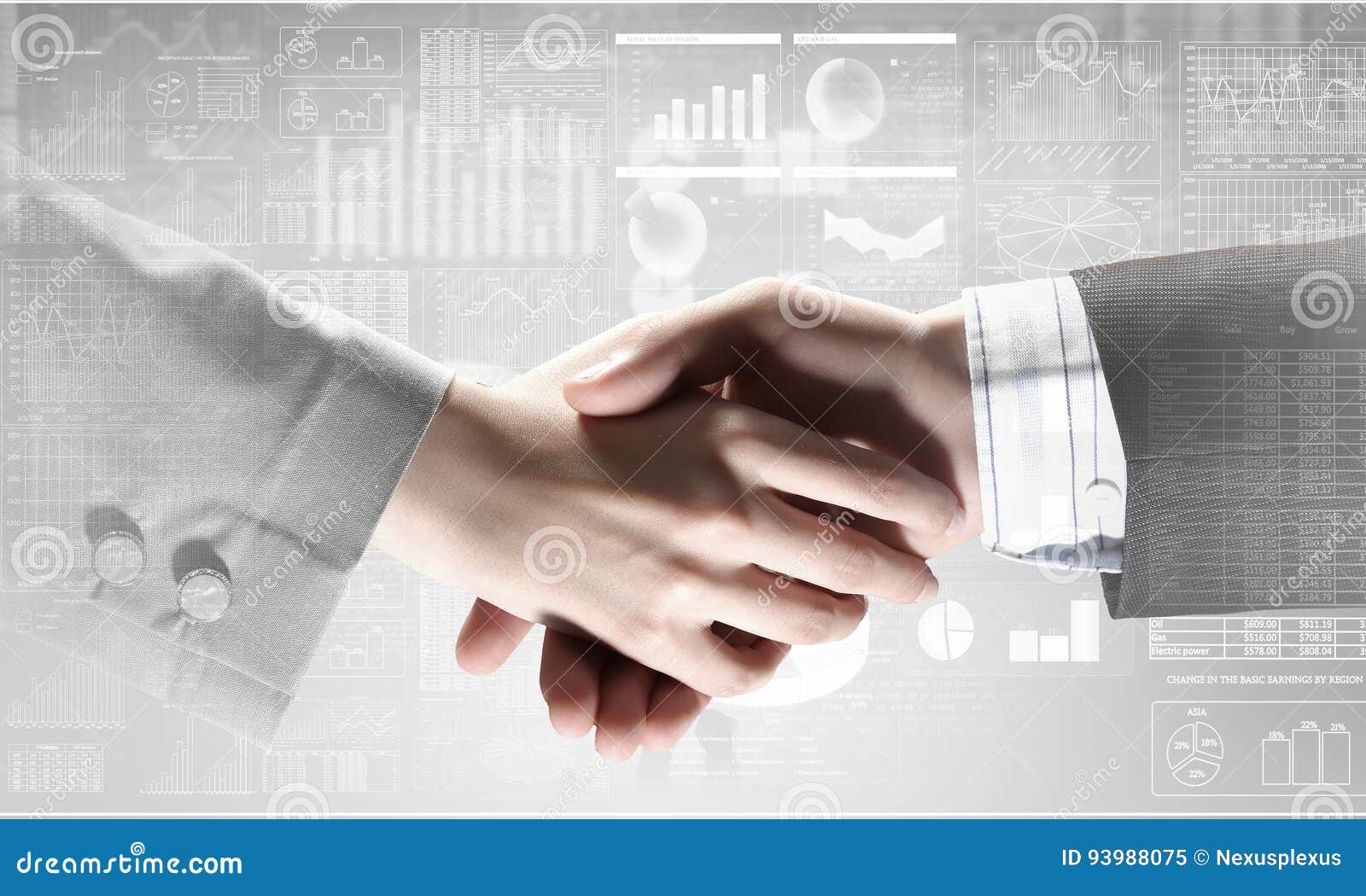 Business Handshake As Symbol for Partnership Stock Image - Image of ...