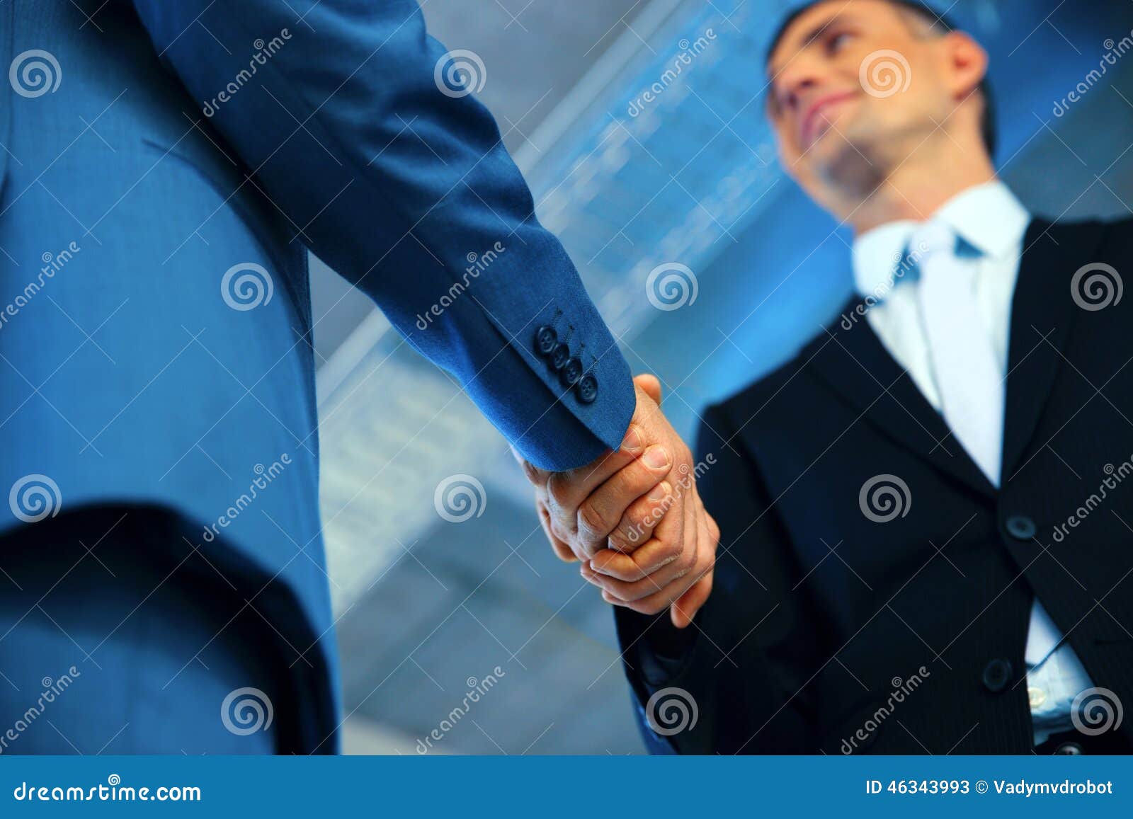 Business handshake stock image. Image of modern, business - 46343993