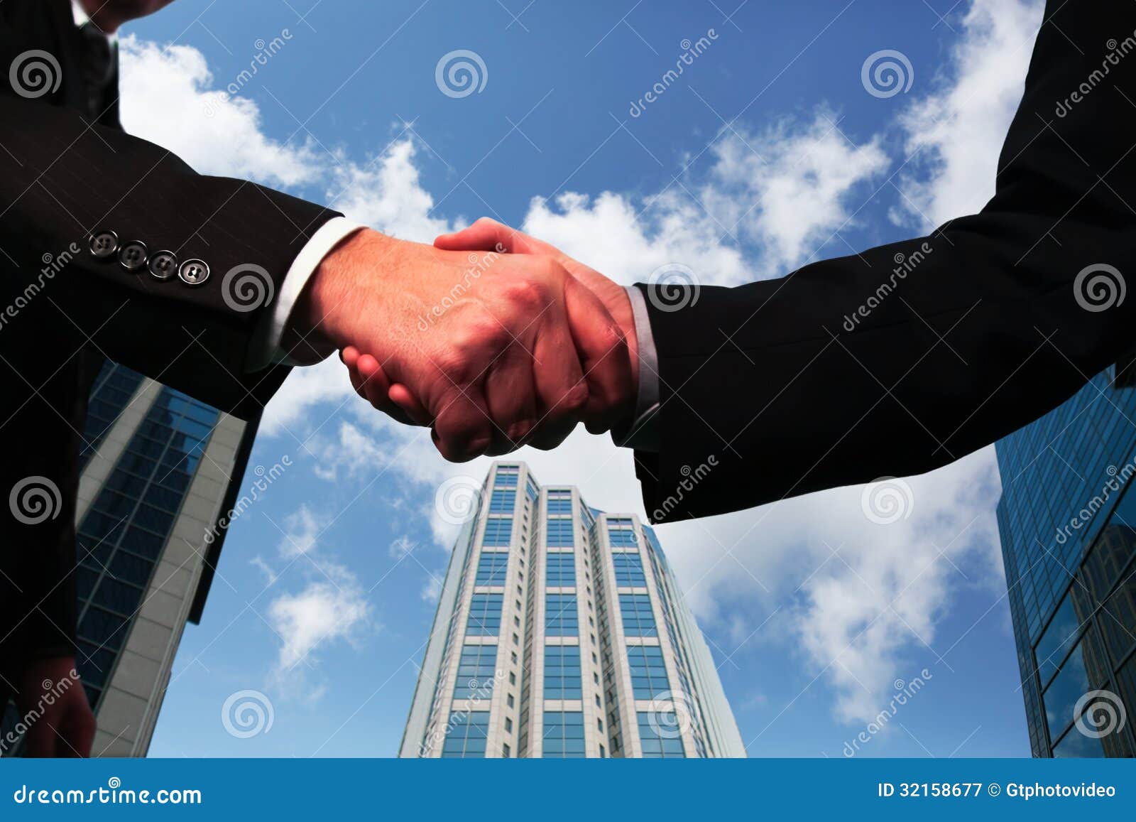 Business Handshake stock image. Image of architecture - 32158677