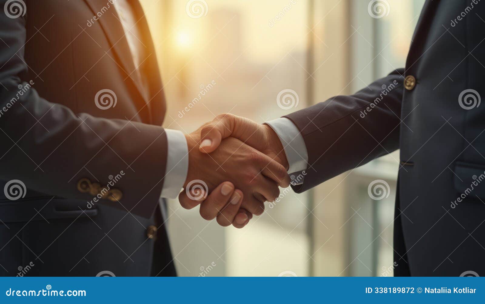 Business Handshake in Formal Setting Stock Photo - Image of deal ...